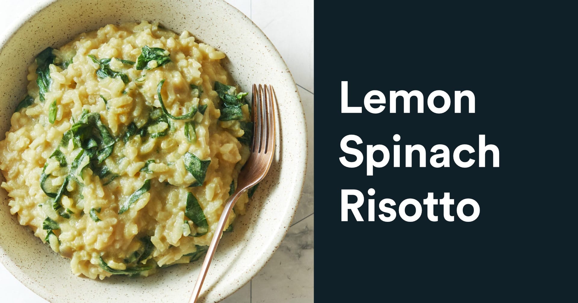 Lemon Spinach Risotto | Hearty, Creamy, 40-Minute Dinner!