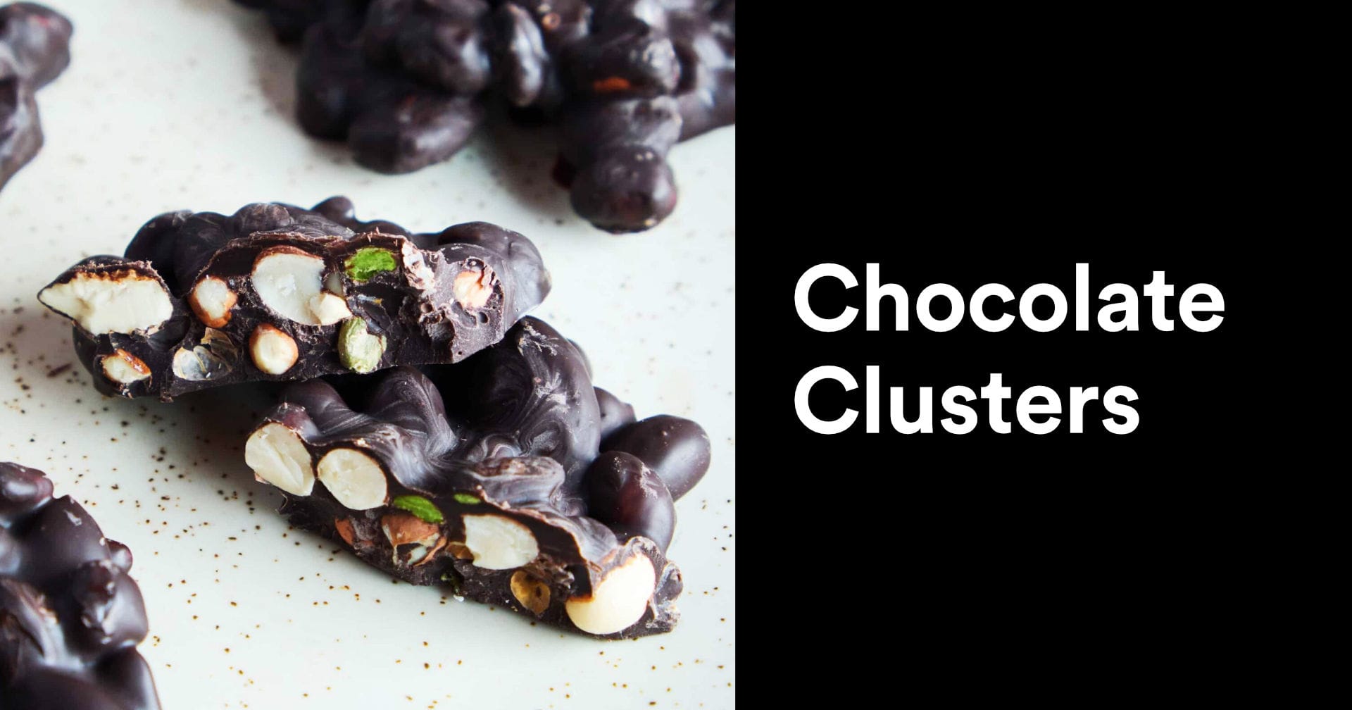Vegan Chocolate Clusters | AMAZING 4 Ingredients Chocolate