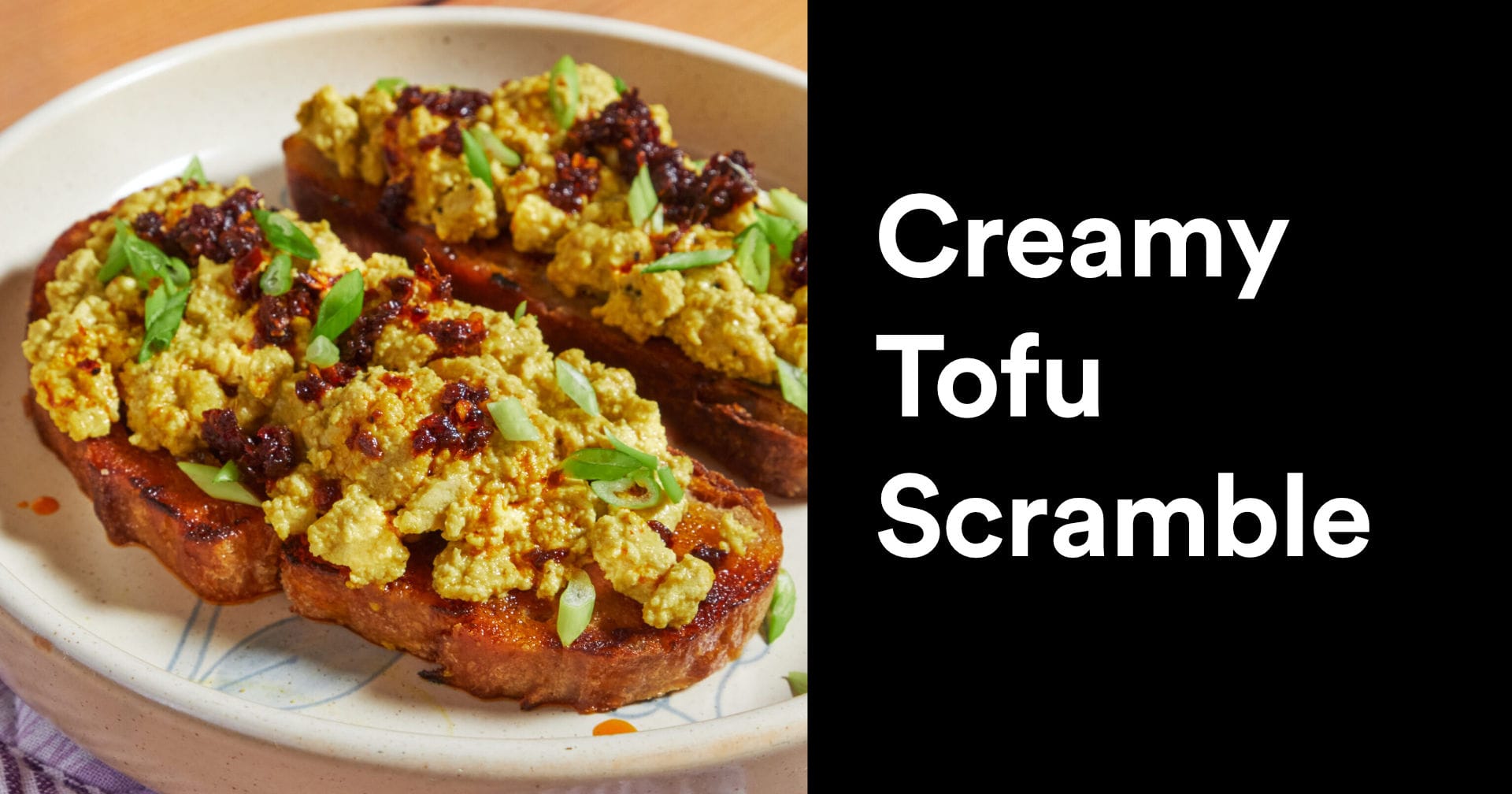 Creamy Tofu Scramble | Delicious 10-Minute Breakfast Idea!