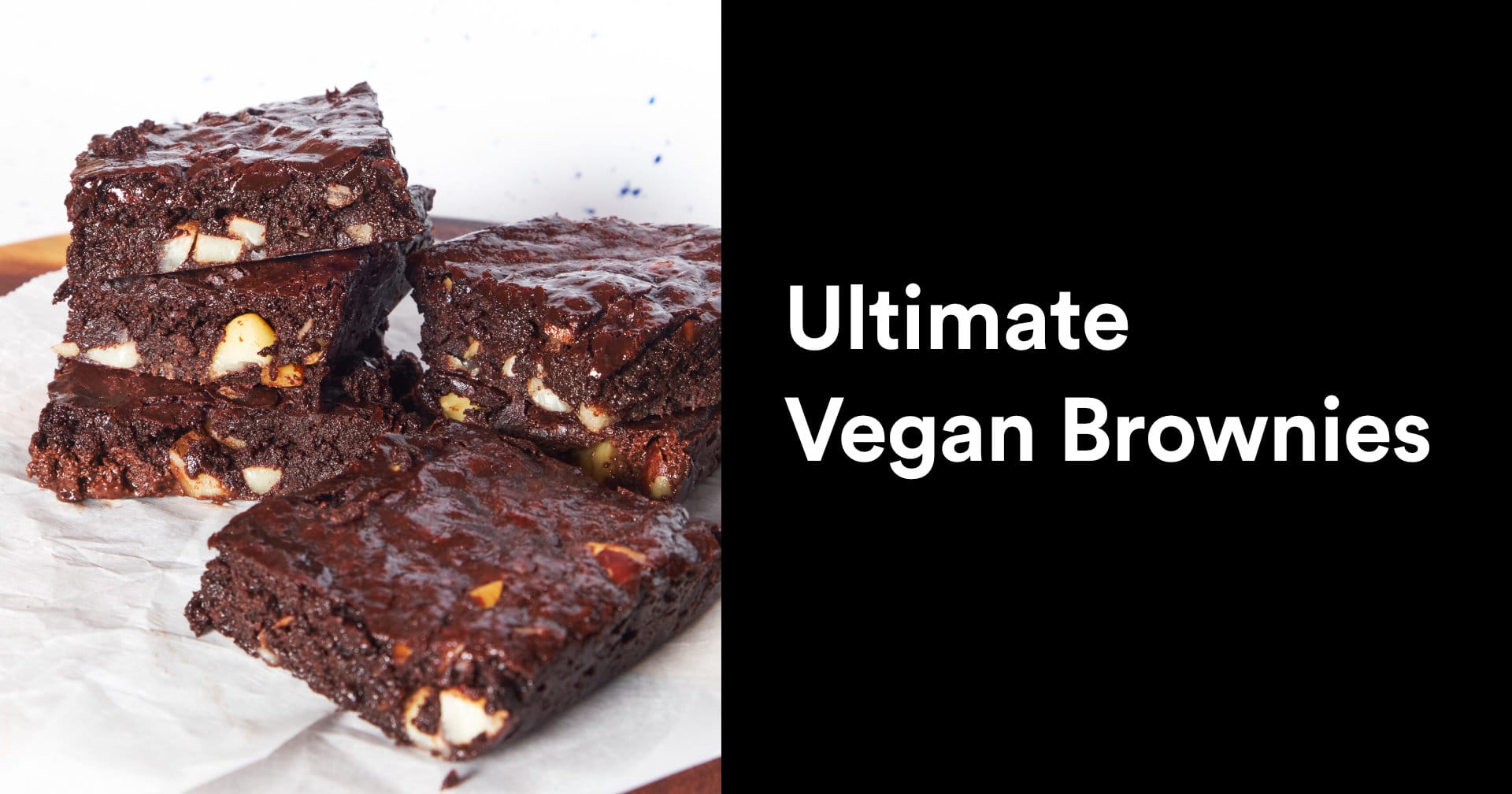 Ultimate Vegan Brownies | Easy, 9-Ingredient Fudgy Dessert!
