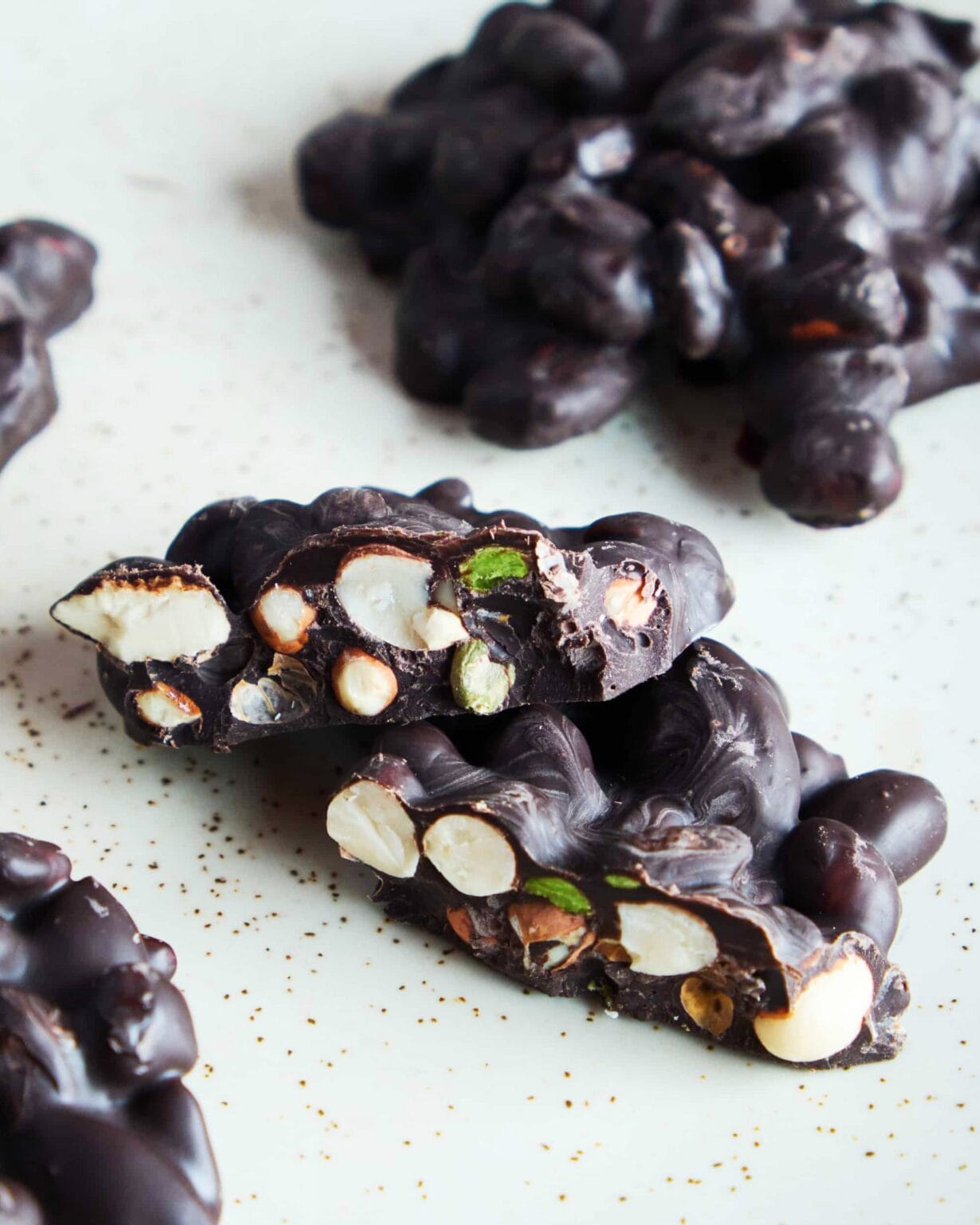 Vegan Chocolate Clusters | AMAZING 4 Ingredients Chocolate