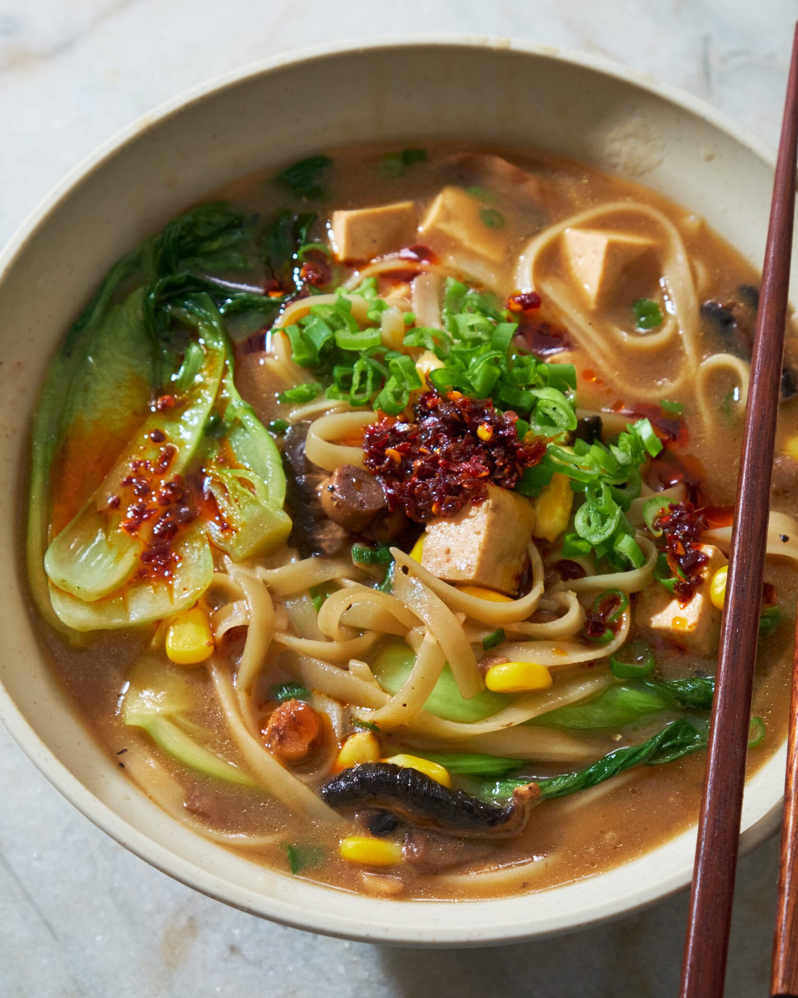 One-Pot Rice Noodle Ramen: Hearty, Umami Dinner In 15 Min!